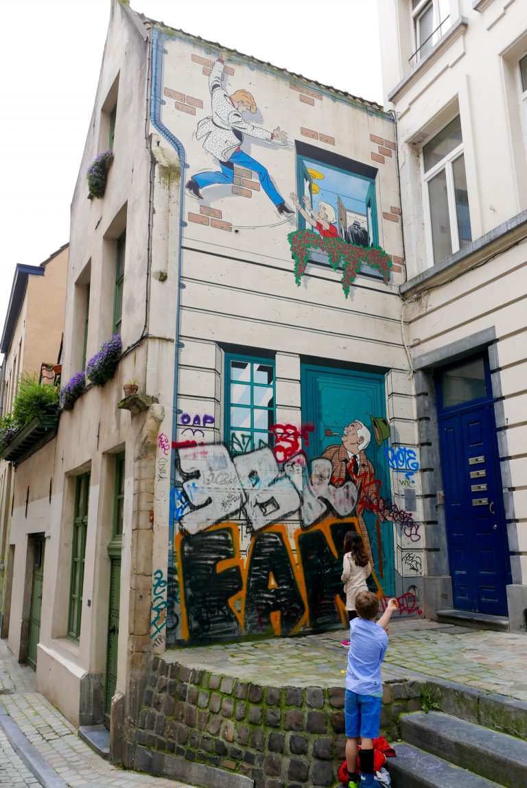 On the Hunt for the Brussels Comic Strip Walls - Addie Abroad